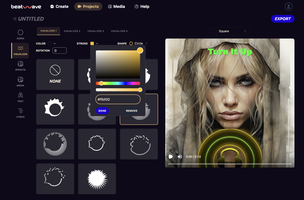 Audio Visualizer Online Creator - Create Pro Visualizers Easily