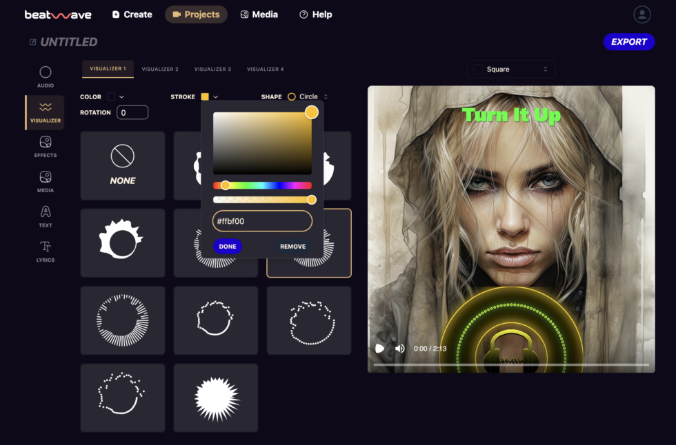 Audio Visualizer Online Creator - Create Pro Visualizers Easily